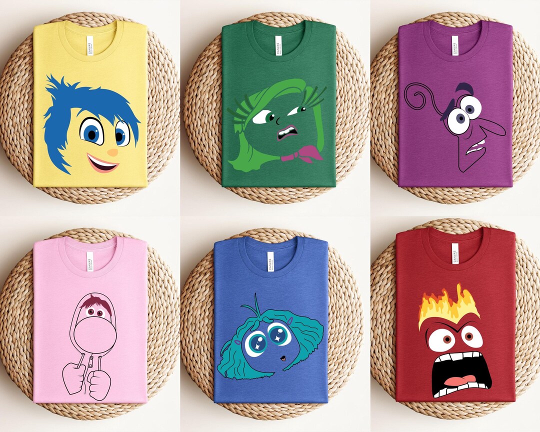Inside Out Shirts, Inside Out Characters, Inside Out Group Shirt ...