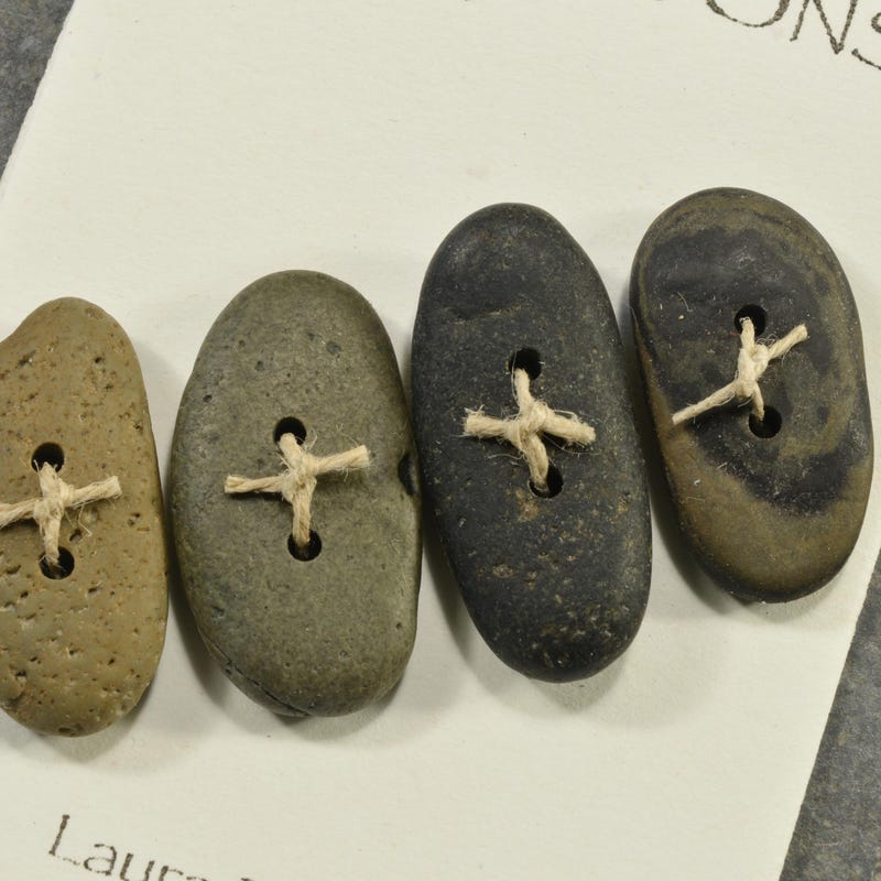 Stone Buttons - Etsy