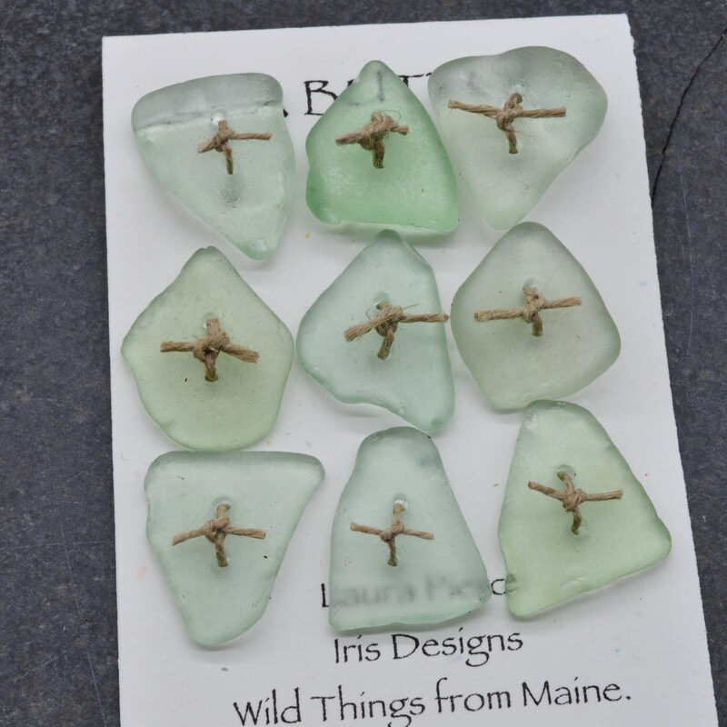 Sea Glass Buttons - Etsy