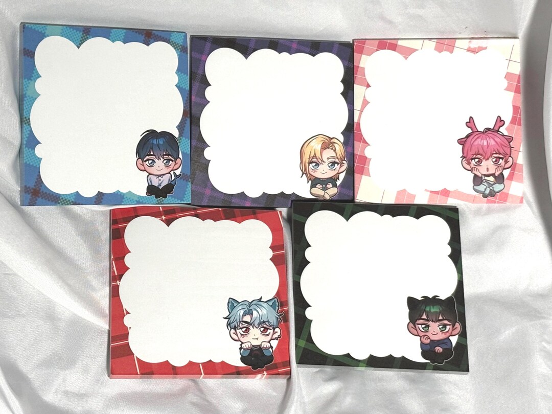 PLAVE Fanart 1st Anniversary Cafe Goods Bonded Memo Pad - Etsy