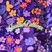 32 Groovy Violets Digital Paper - Seamless Groovy Violet Floral ...