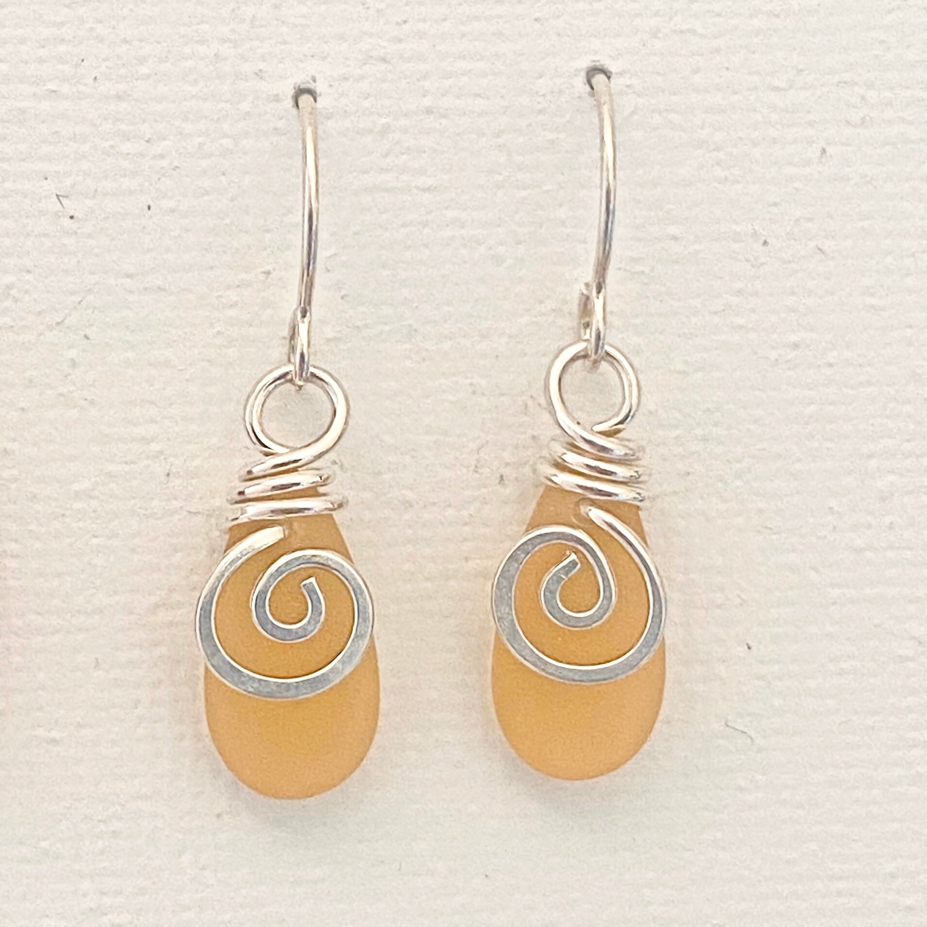 Mermaid Tear Drop Earrings | Etsy