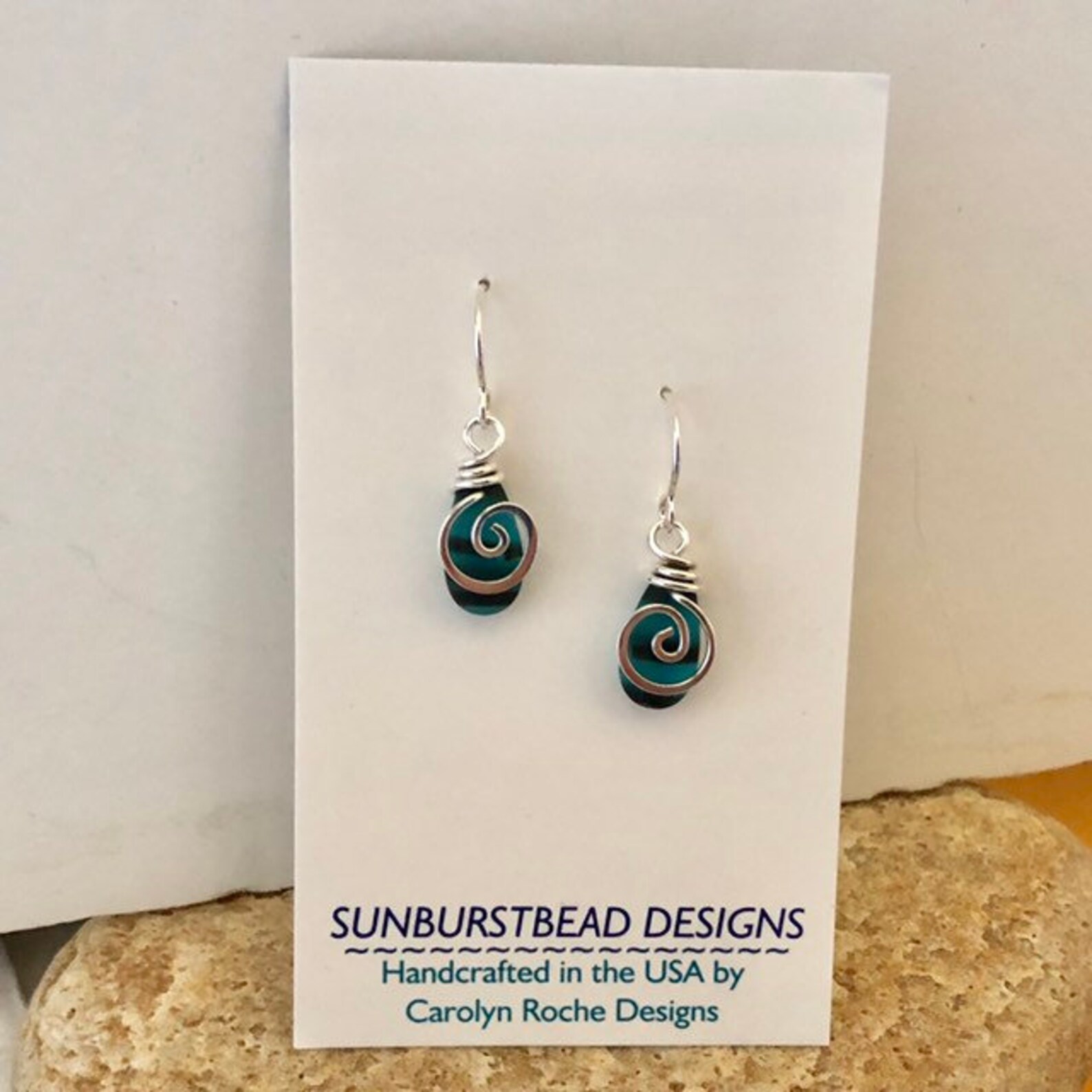 Mermaid Tear Drop Earrings - Etsy