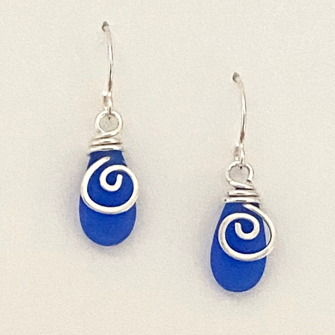 Mermaid Tear Drop Earrings - Etsy