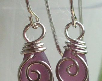 Mermaid Tear Drop Earrings | Etsy