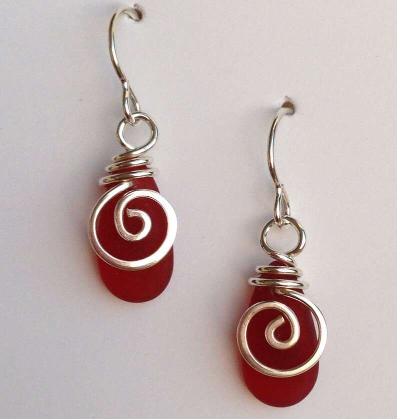 Mermaid Tear Drop Earrings - Etsy