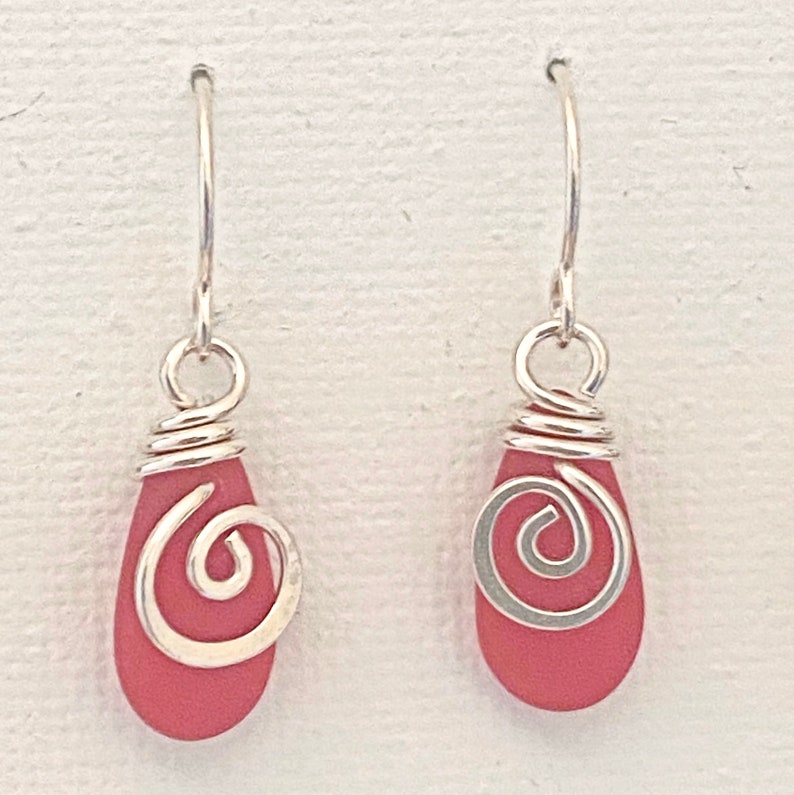 Mermaid Tear Drop Earrings | Etsy