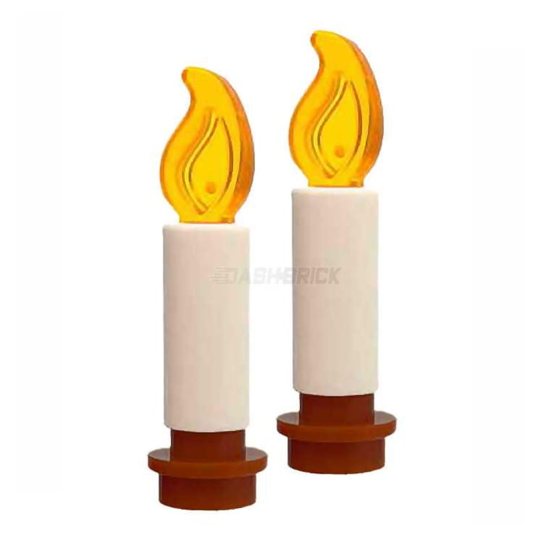 LEGO Minifigure Accessory - Candles, Set of 2 [minimoc] - Etsy Australia