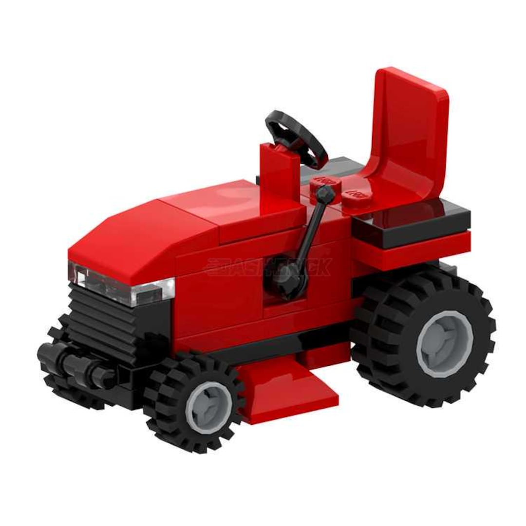 LEGO "ride-on Mower" - Red Garden Mower [minimoc] - Etsy