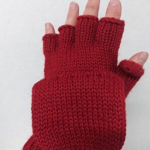 Alpaca Glittens. Convertible Mittens. 4 Colors Available Now in Black ...