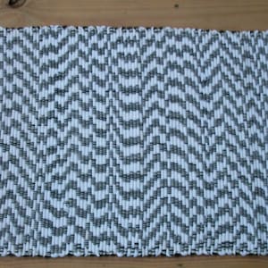 Amish Hand Made Rugs.hand Loomed Rugs. Black and White Rugs. Hand Woven ...