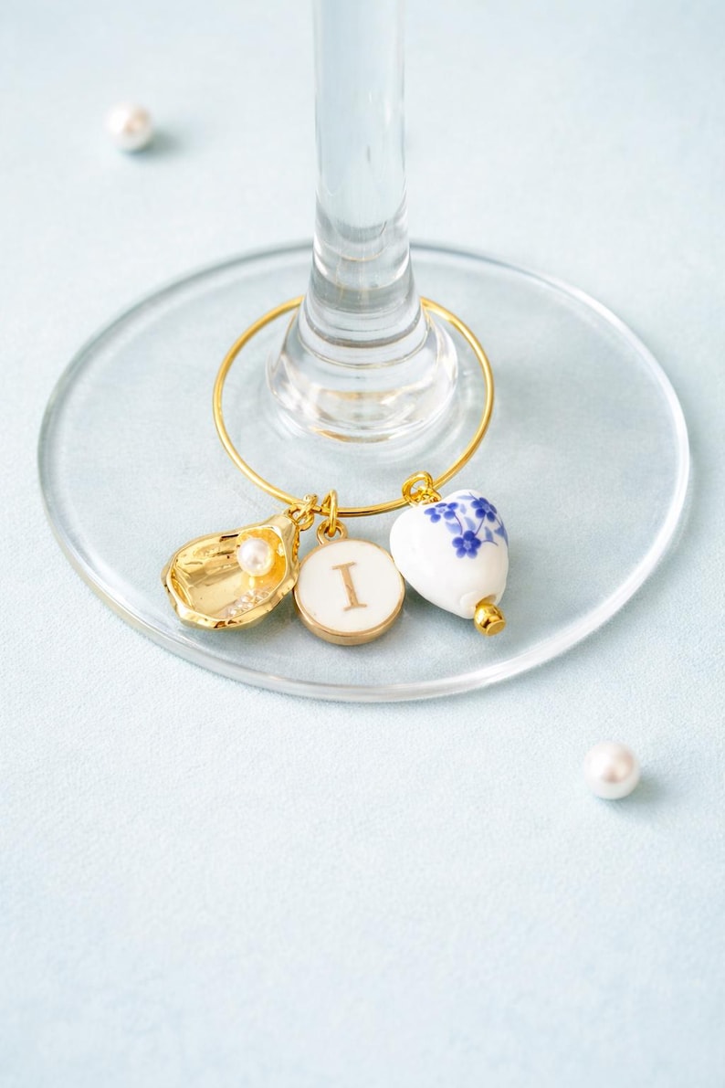 Last Toast on the Coast Initial Wine Charms, Beach Bachelorette, Last ...