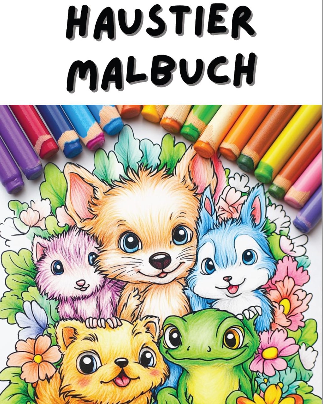 16 Pets Coloring Book, Painting, Coloring Book, Children's Book ...