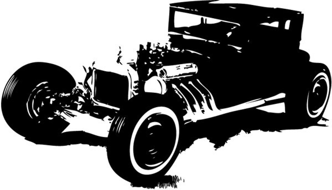 Model-t Rat Rod Hot Rod Vinyl Wall Decal-choose Any Color - Etsy