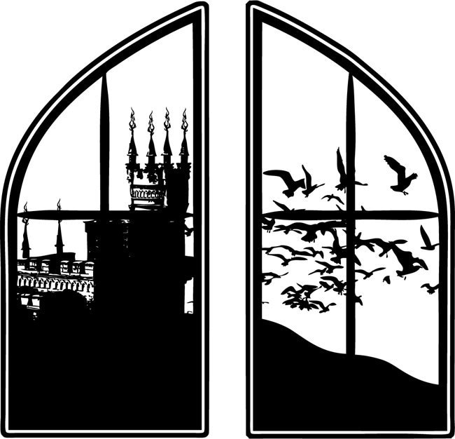 Large Castle Window Decal-choose Any Color and Finish | Etsy