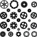 Steampunk Gears & Cogs Vinyl Wall Decal Pack - Your Choice of Colors - Etsy
