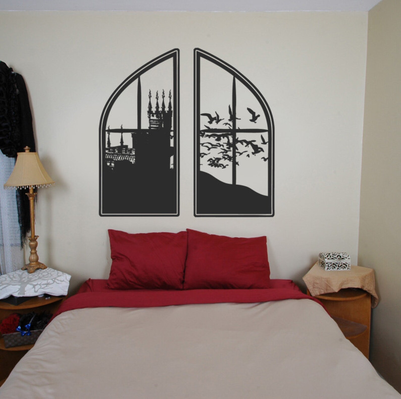Large Castle Window Decal-choose Any Color and Finish - Etsy