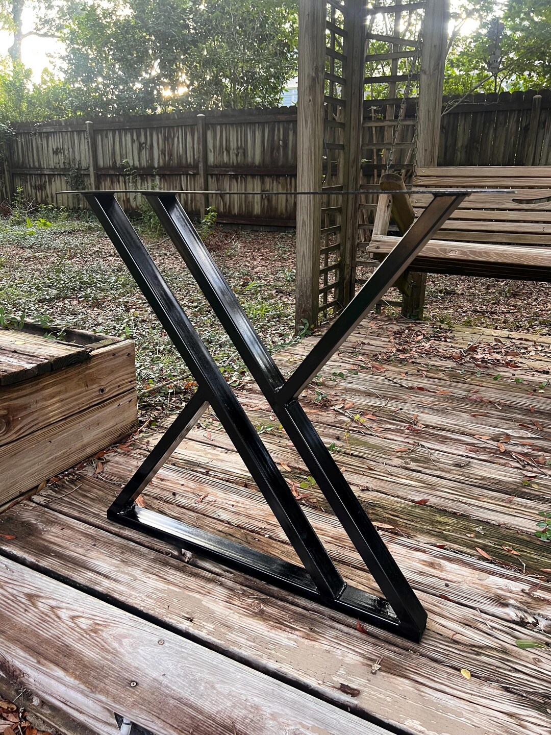 Steel Table Legs for Dining Room Table DIY Steel X Legs - Etsy