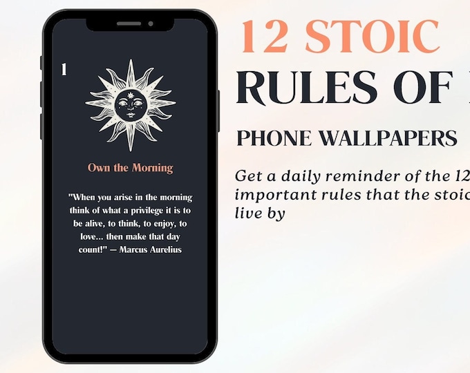 Marcus Aurelius Wallpaper Set, Stoic Philosophers, Stoic Quotes Phone ...