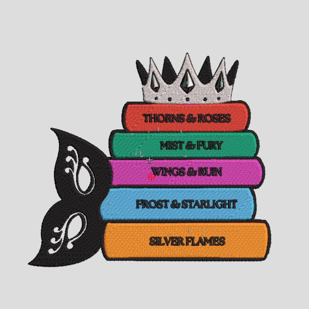 Acotar Books Embroidery Design File Digital Download - Etsy