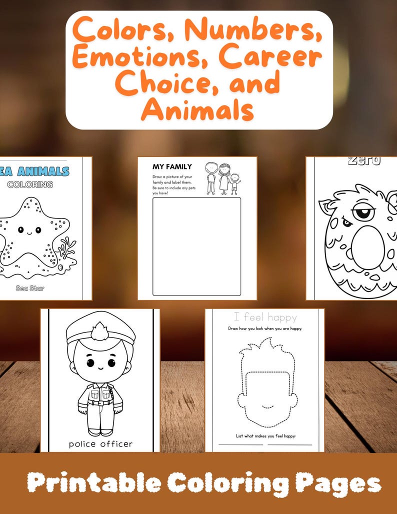 Alphabet/numbers Coloring Pages, Preschool Coloring Pages, Preschool ...