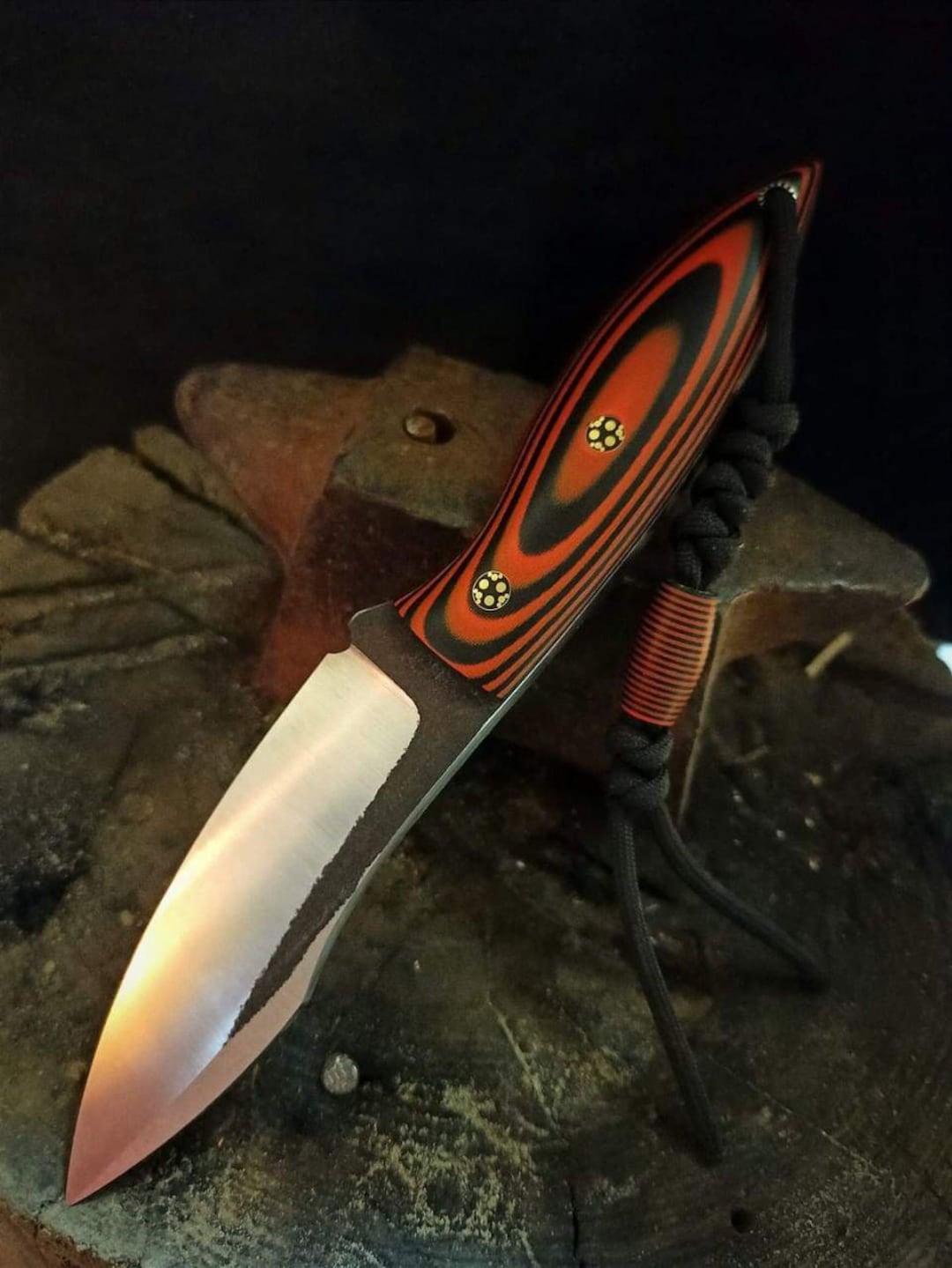 Custom Canadian-style Knife for Bushcraft and Camping With a G10 Handle ...