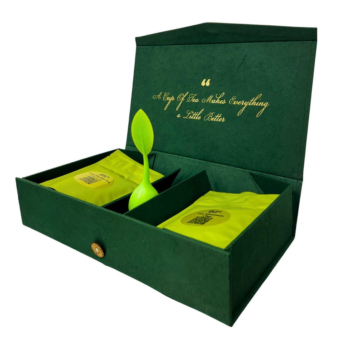 Hand Crafted Ancient Nepali LOKTA Paper Box Himalayan Loose-leaf Tea ...