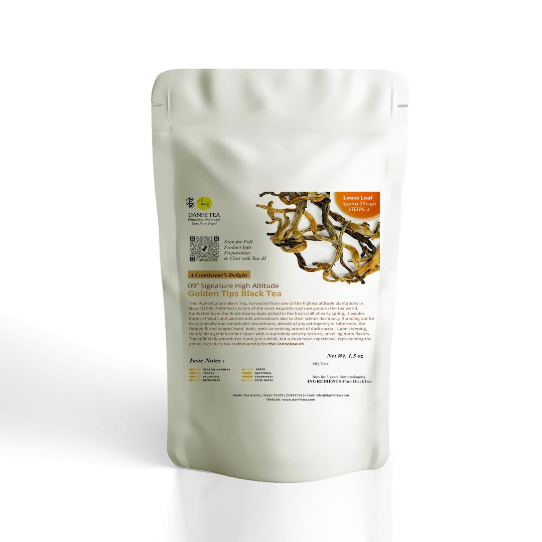 Signature Golden Tips Black Tea: Himalayan Loose Leaf First Flush | No ...