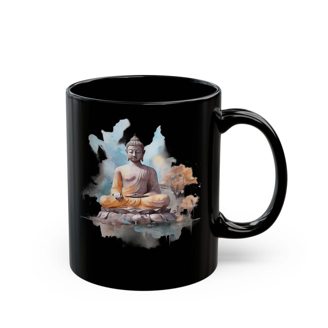 Zen Buddha Mug, Buddhist Meditation Cup, Yoga Tea Drinkware ...