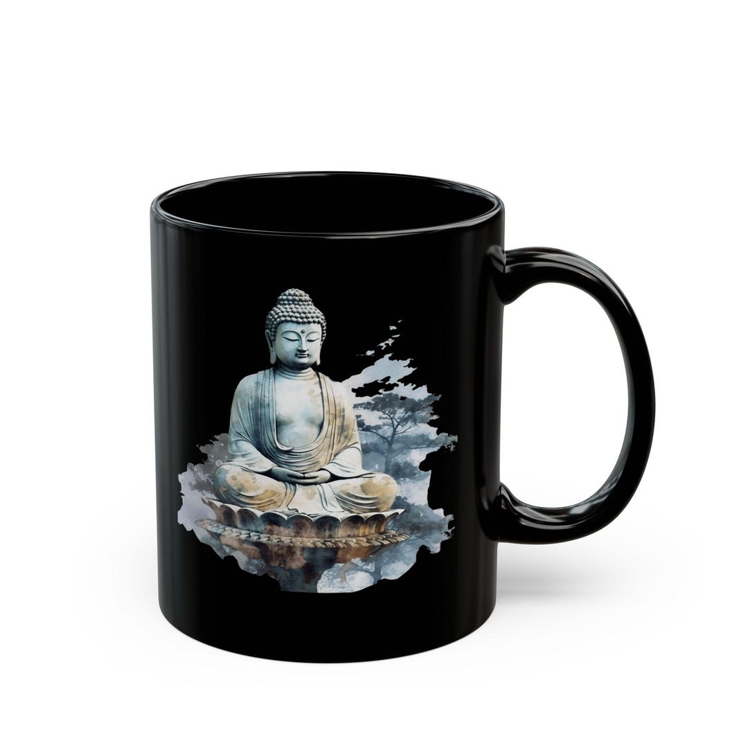 Zen Buddha Mug, Buddhist Meditation Cup, Yoga Tea Drinkware ...