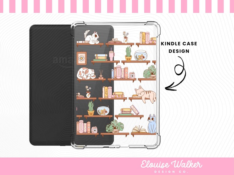 Bookish Kindle and Cat PNG and SVG Designs for Sublimation | Bookish ...