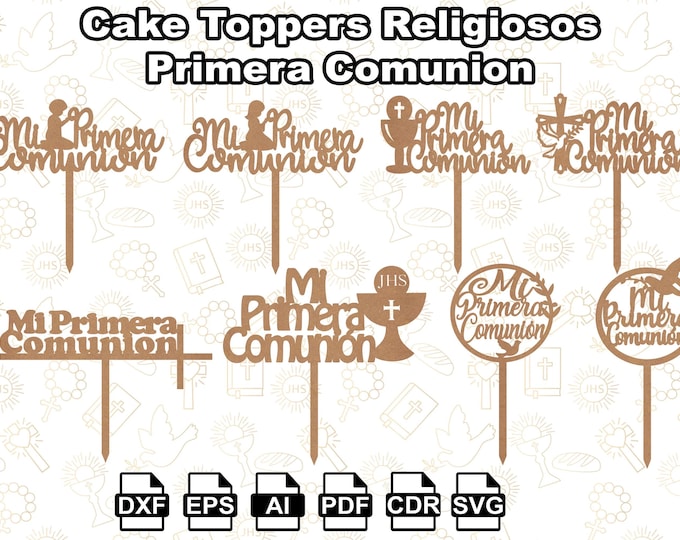 Mi Primera Comunión, Archivo SVG de Primera Comunión para Cricut ...