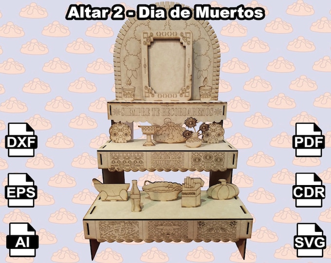 Clipart de Altar de Muertos, Día de Muertos, imágenes PNG, Set 146 ...