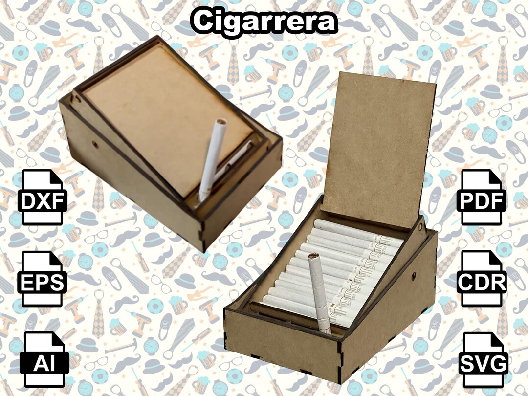 Cigarrera para cigarrillos, cigarette holder, cigar box, caja para ...
