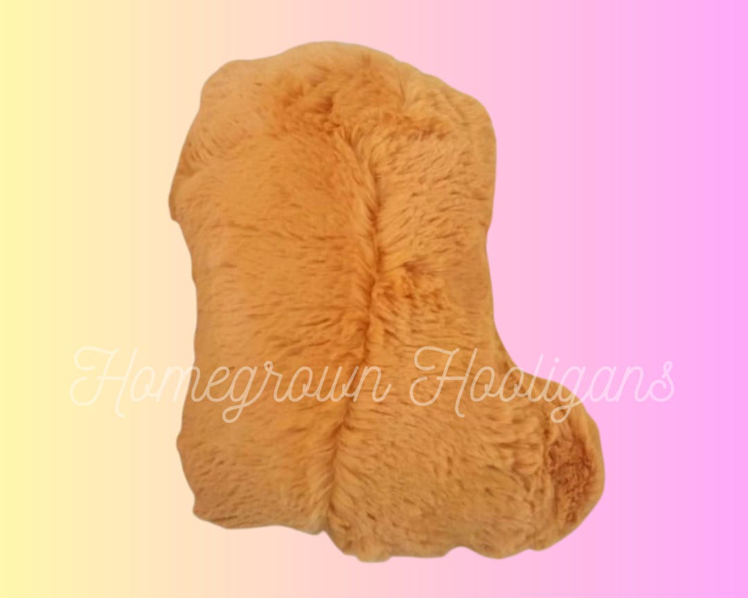 Handmade Chicken Nugget Plush 9-10 Inches, boot Shape - Etsy