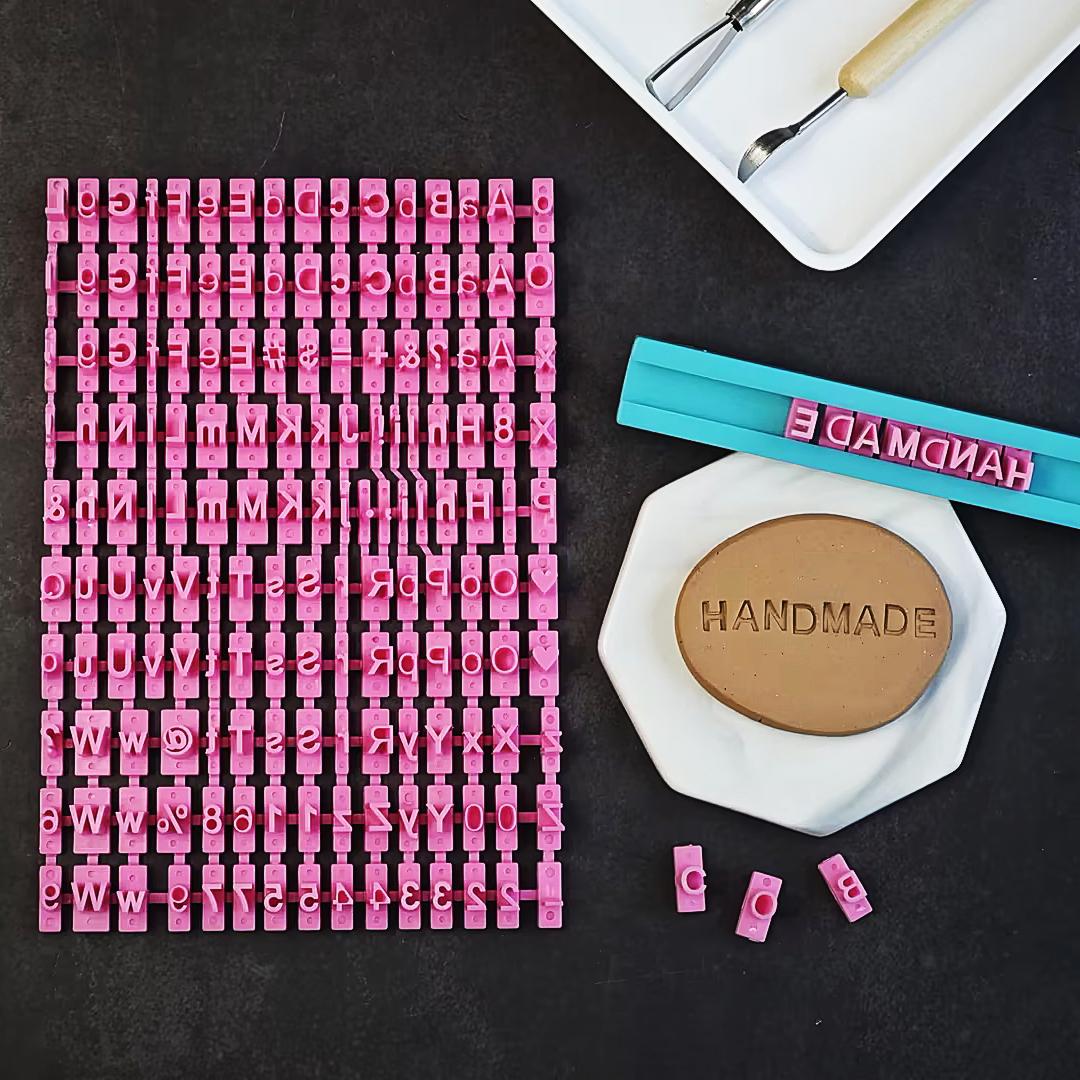 Mini Alphabet Cutter | Letters | Pottery Stamp | Polymer Clay Stamp ...