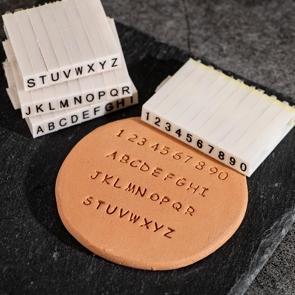 Detachable Mini Alphabet Stamps, Letter Stamps, Detachable Pottery ...