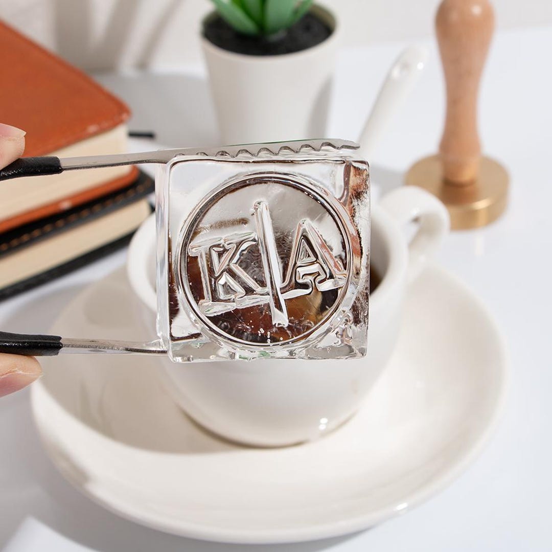 Ice Stamp Mold Cube Custom, Custom Logo Ice Stamp, Personalized Ice ...