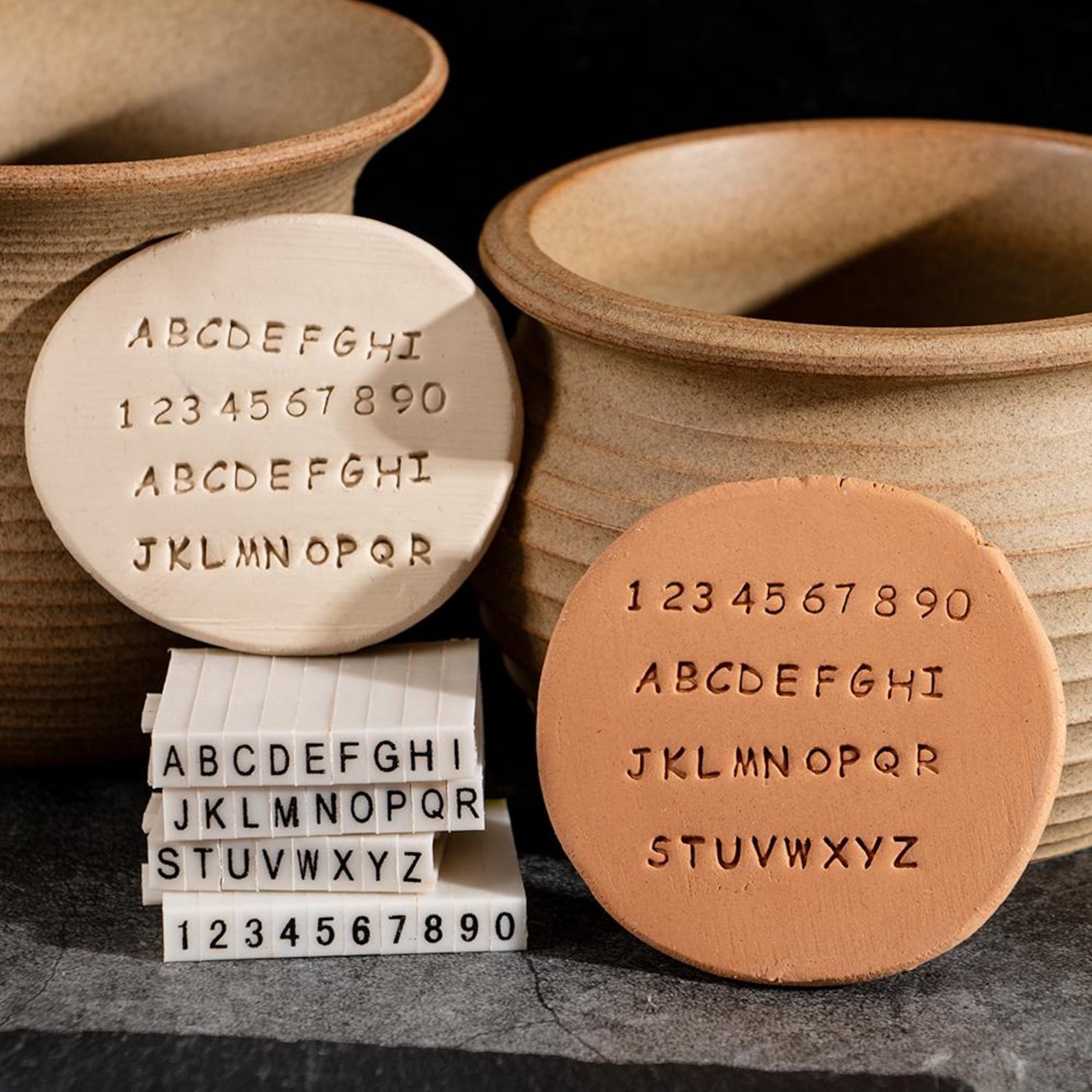 Detachable Mini Alphabet Stamps, Letter Stamps, Detachable Pottery ...