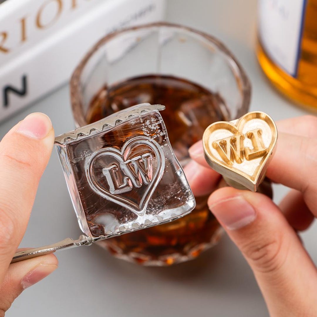 Personalized Ice Cube Stamp for Bar, Custom Logo Ice Stamp, Ice Stamp ...