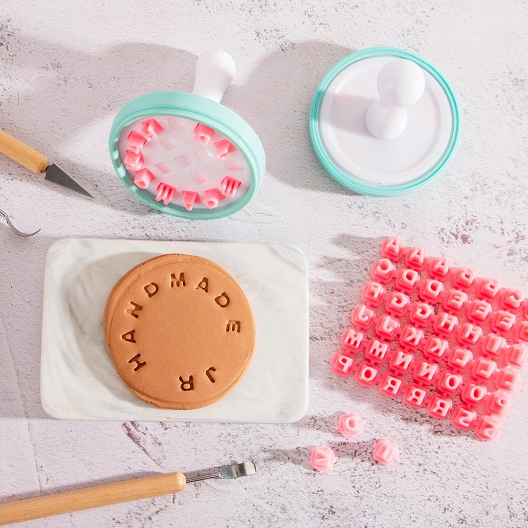 Alphabet Stamp for Clay Pottery Stamp Tools Uppercase Stamp Tools ...