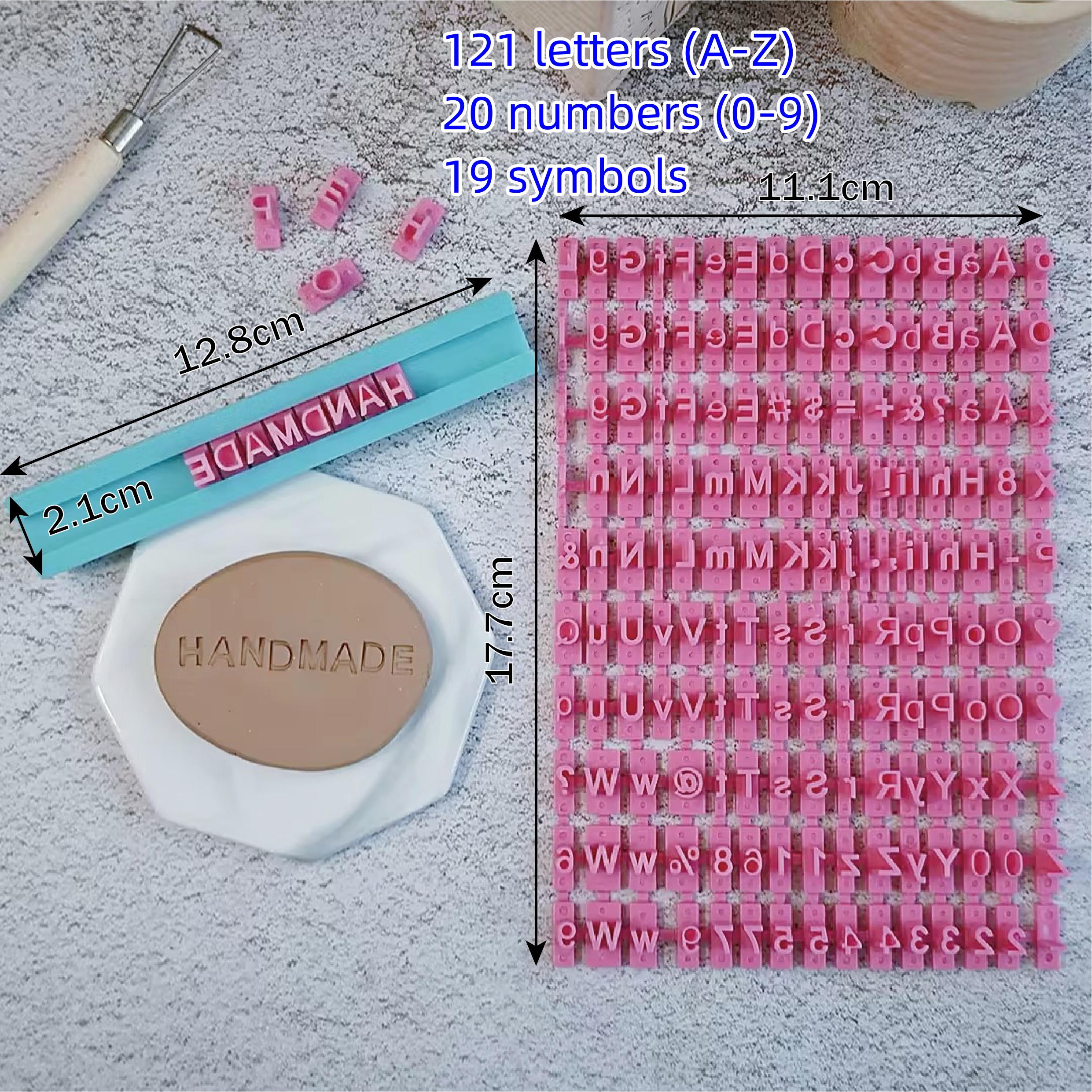Mini Alphabet Cutter | Letters | Pottery Stamp | Polymer Clay Stamp ...