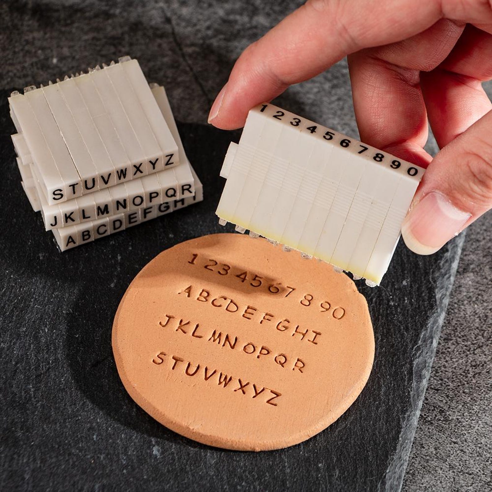 Detachable Mini Alphabet Stamps, Letter Stamps, Detachable Pottery ...