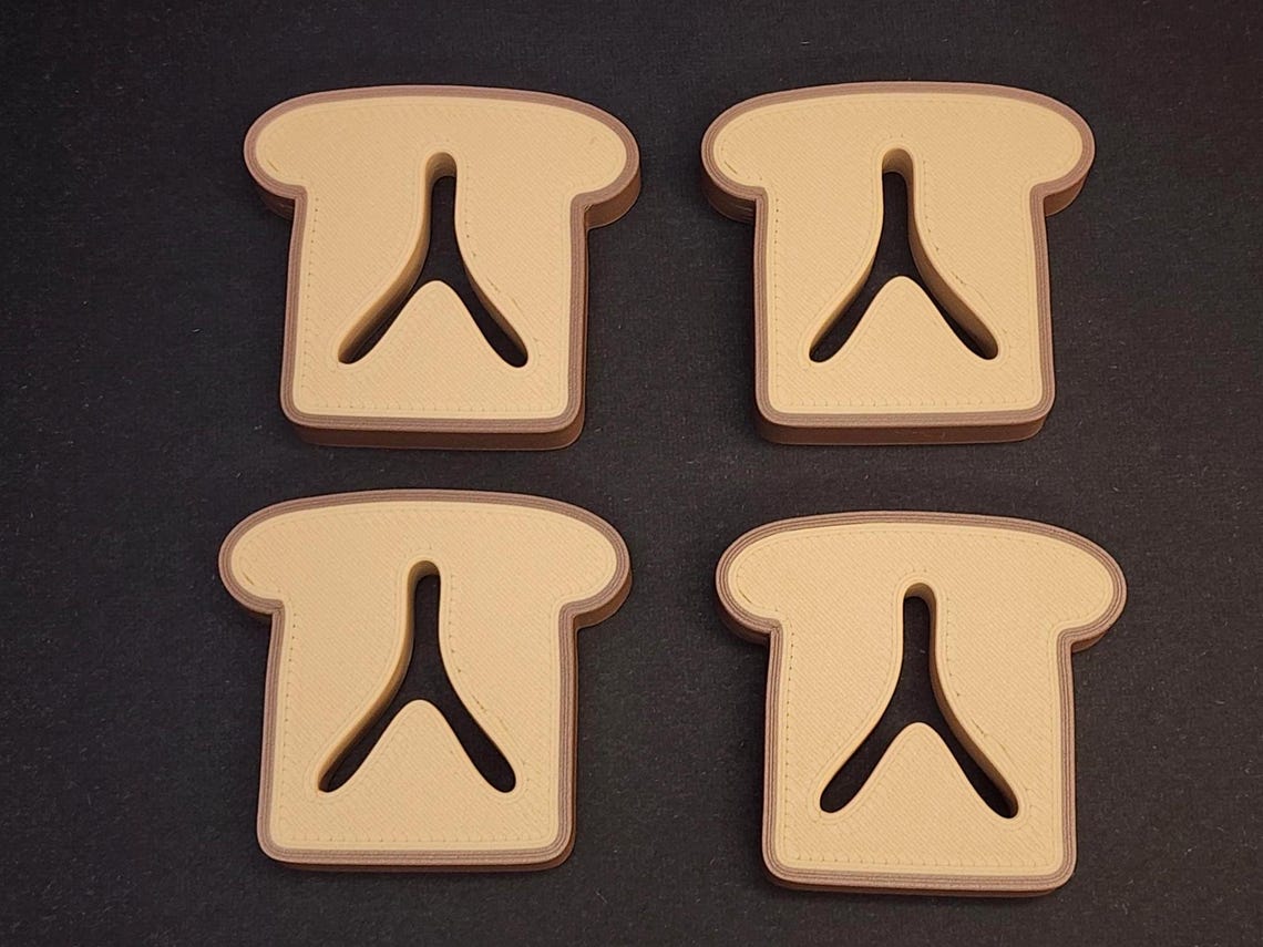 Toast-shaped Bread Bag Sealer – Cute 3D Printed PLA Bread Clip | Food ...