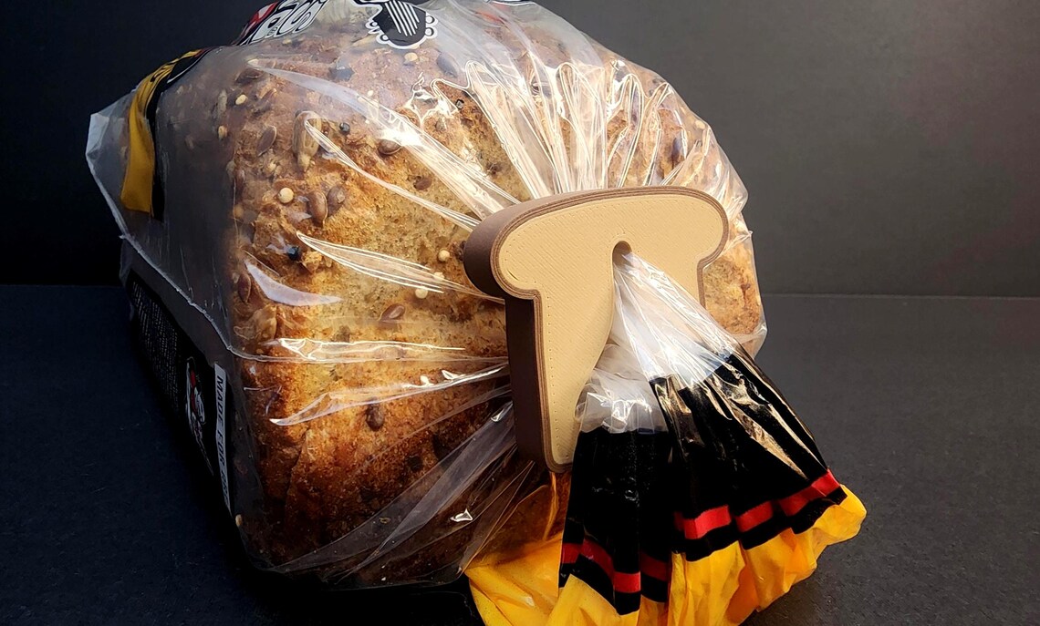 Toast-shaped Bread Bag Sealer – Cute 3D Printed PLA Bread Clip | Food ...