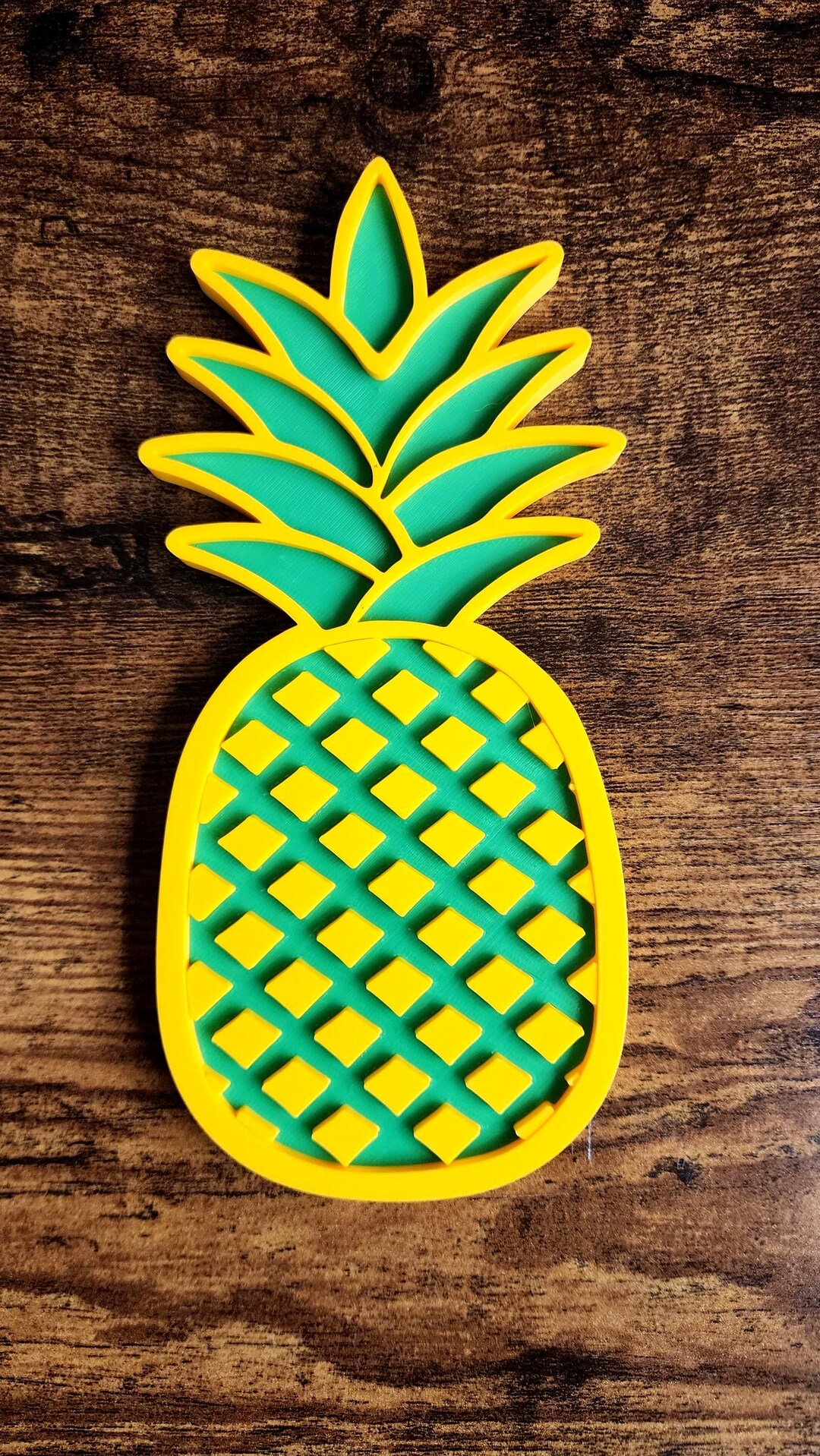 Pineapple Cruise Door Magnet – 3D Printed Tropical Fridge Magnet ...