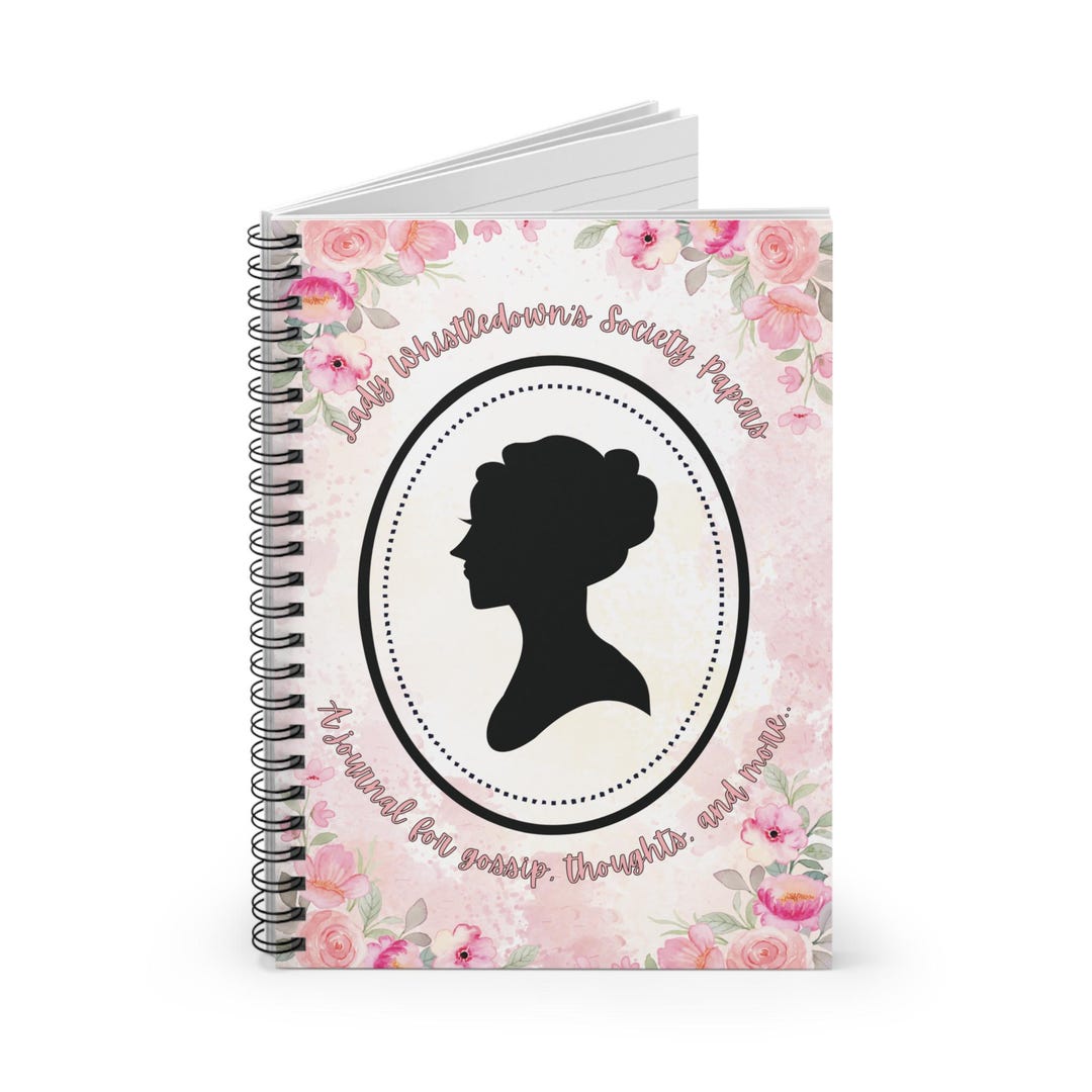 Lady Whistledown-themed Notebook - Etsy
