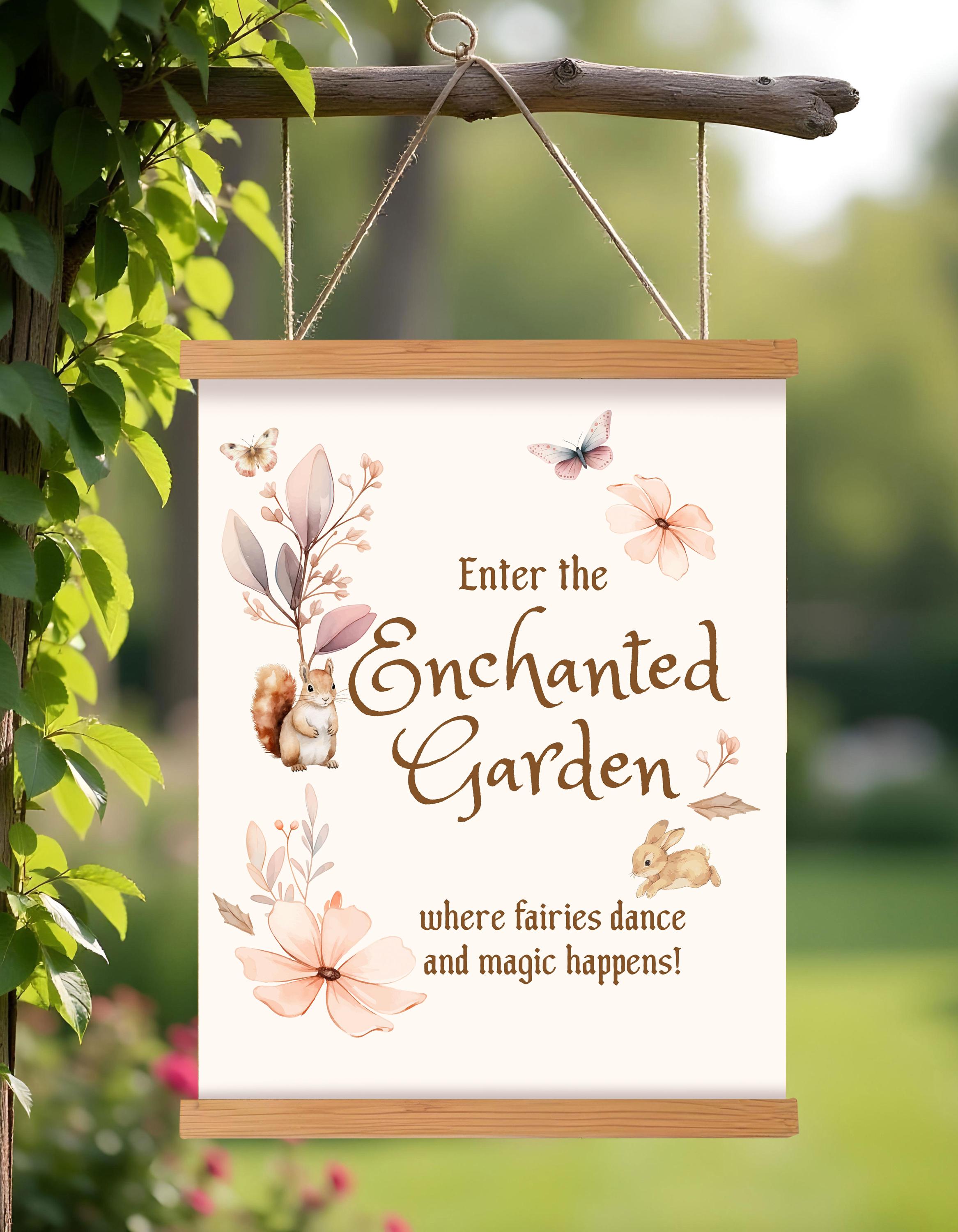 Fairy Garden Signs – Enchanted Decor Prints (digital File) - Etsy