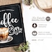Coffee Bar - Coffee Station Sign - Chalkboard - Printable - Digital ...