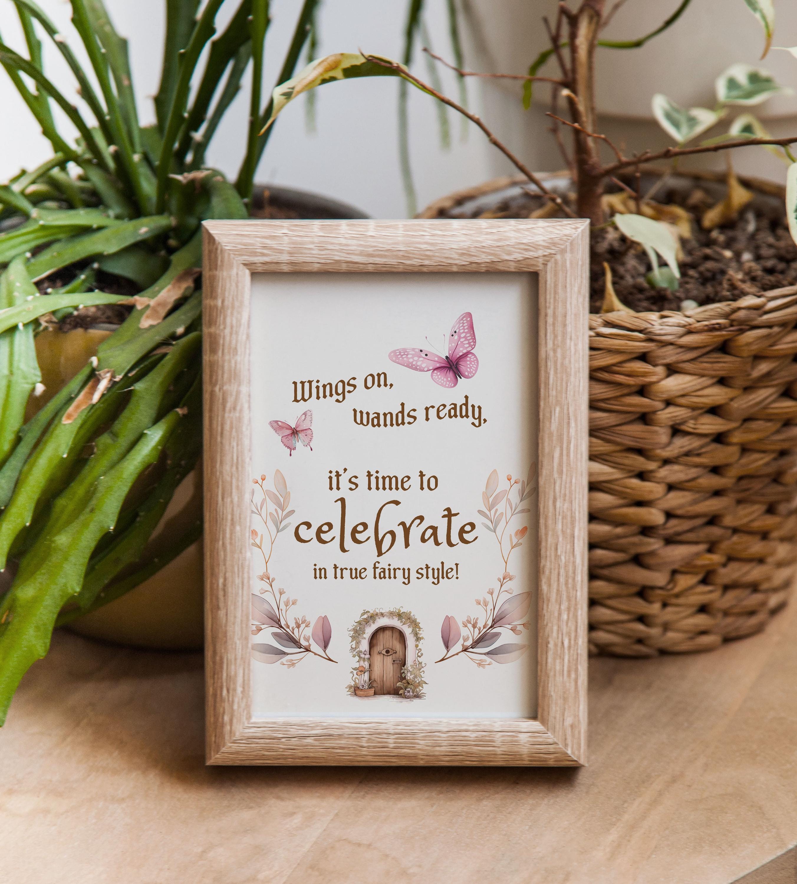 Fairy Garden Signs – Enchanted Decor Prints (digital File) - Etsy
